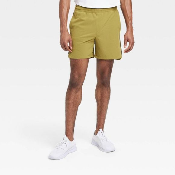 all in motion | Shorts | Mens Trail Shorts 6 All In Motion Olive S ...